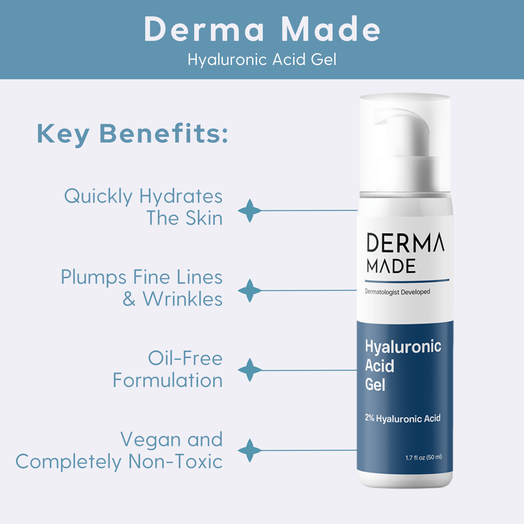 Derma Made Hyaluronic Acid Gel – Skin Type Solutions