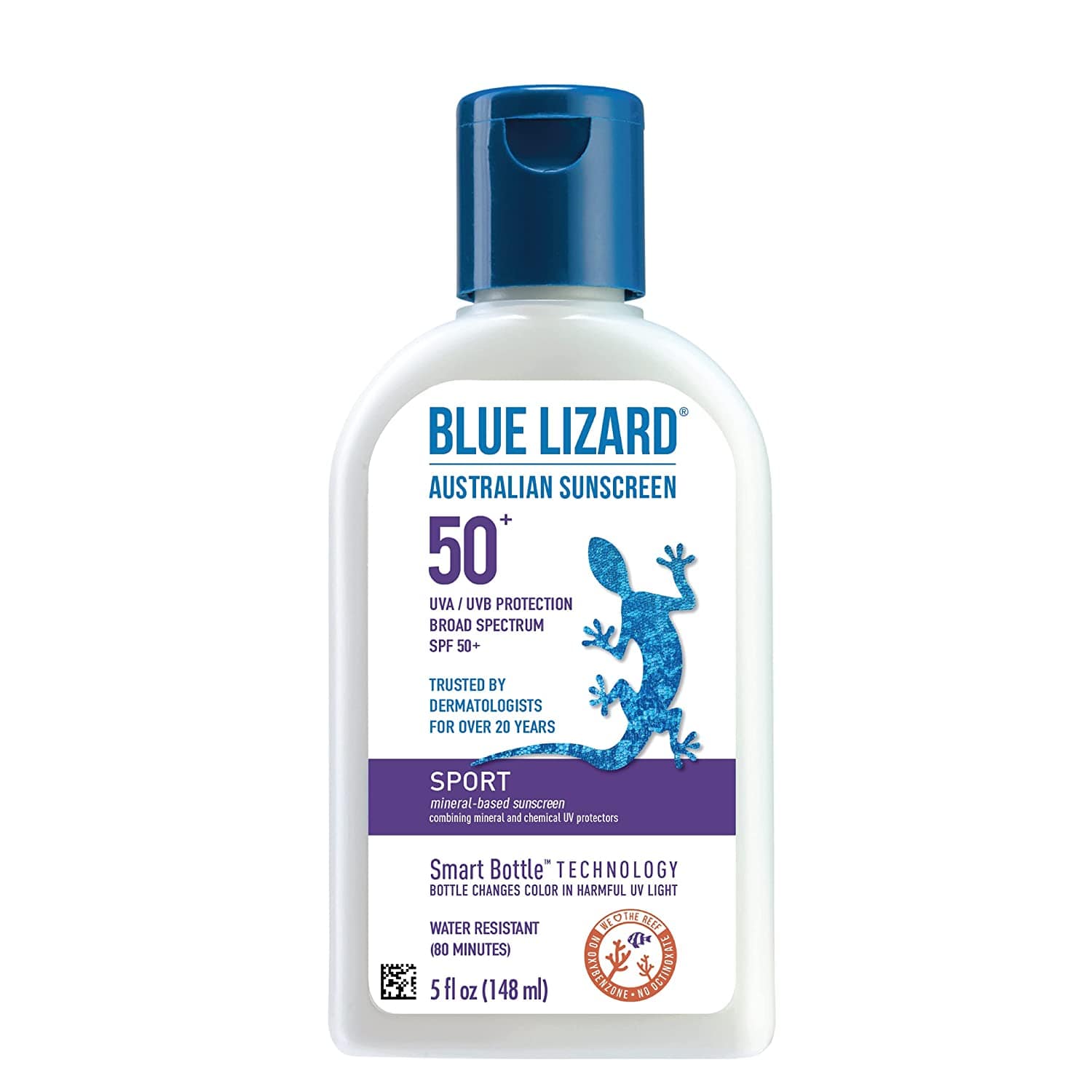 Blue Lizard Australian Sport Mineral-Based Sunscreen SPF 50+ – Skin ...